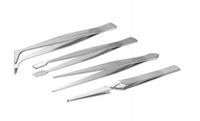 SET OF TWEEZERS - FOUR PIECES - GREAT FOR MODELLING | eBay
