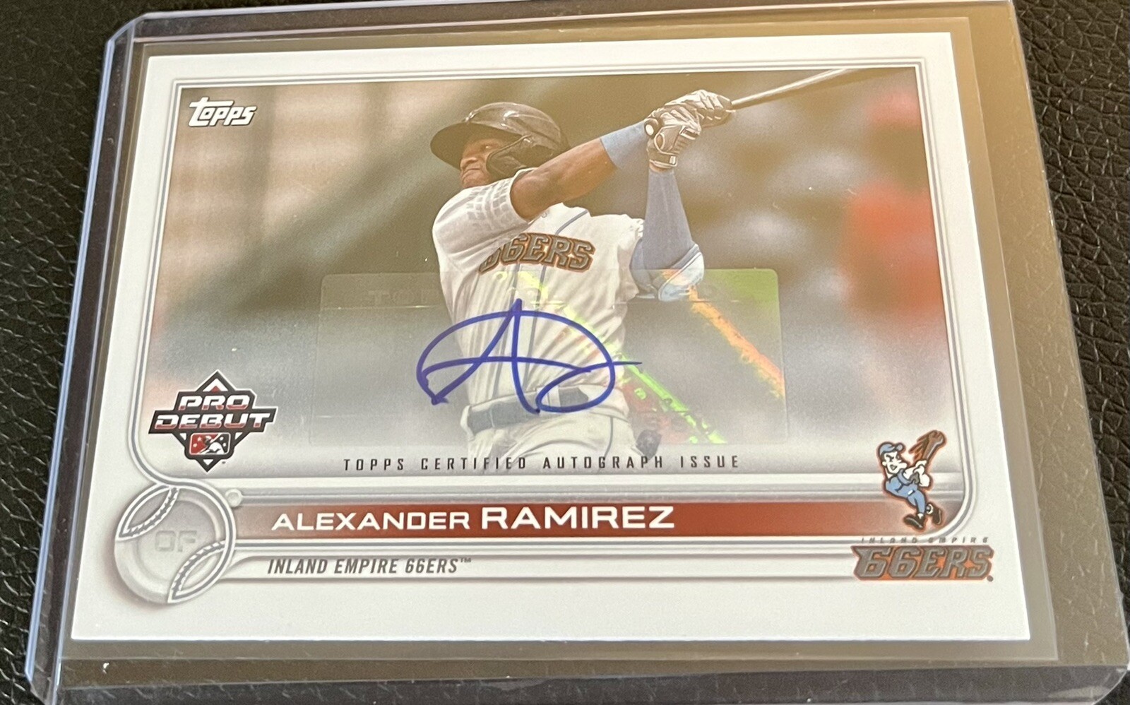2022 Topps Pro Debut Paper Alexander Ramirez RC Auto Autograph Rookie ...