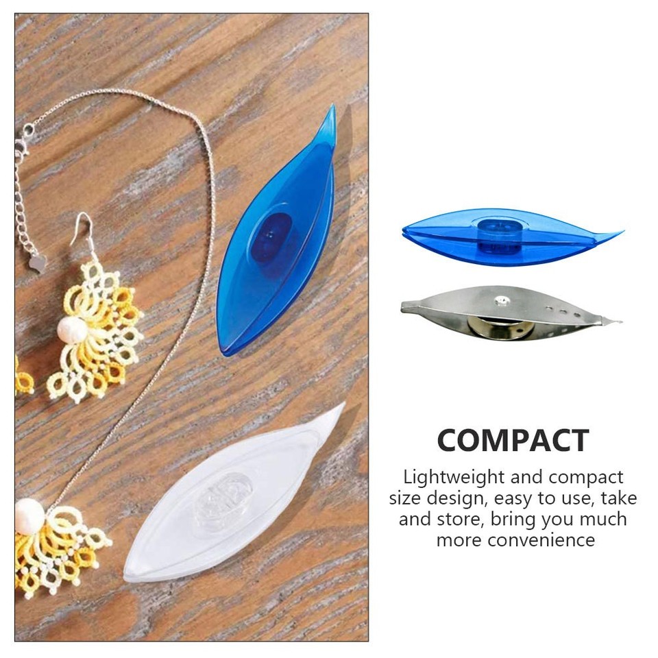 2 Pcs Weaving Accessories Tatting Shuttle Kit for Beginners Knitting ...