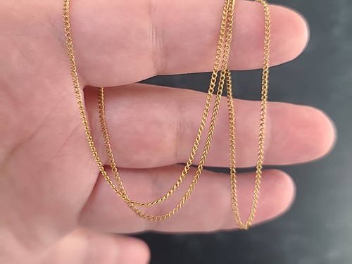 12K Gold Filled Chain Necklace Vintage | eBay Australia