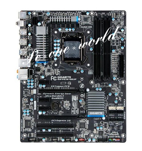 Gigabyte GA-P67A-UD3P Motherboard Intel P67 LGA 1155 DDR3 DIMM USB3.0 ...