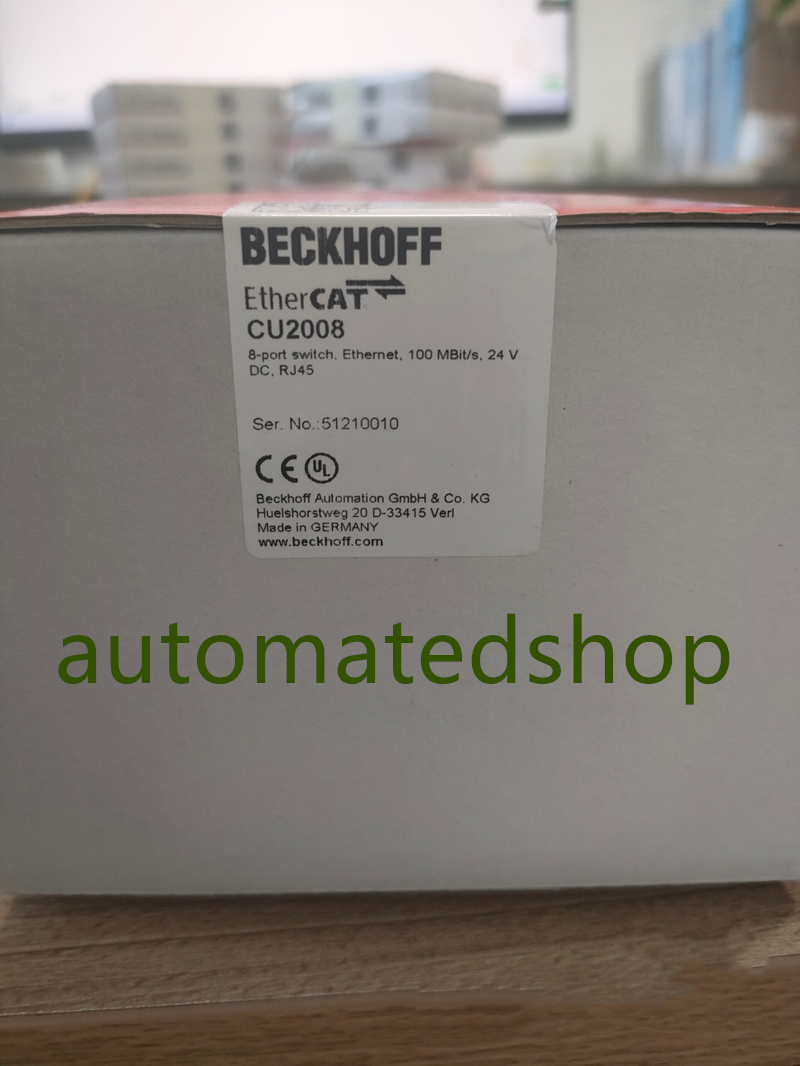 CU2008 Beckhoff new 8-port switch Via DHL or FEDEX | eBay
