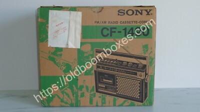 SONY CF-1490 AM/FM Radio Cassette Recorder | eBay
