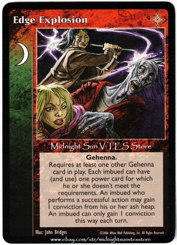 Edge Explosion Nights of Reckoning V:TES VTES Vampire CCG | eBay