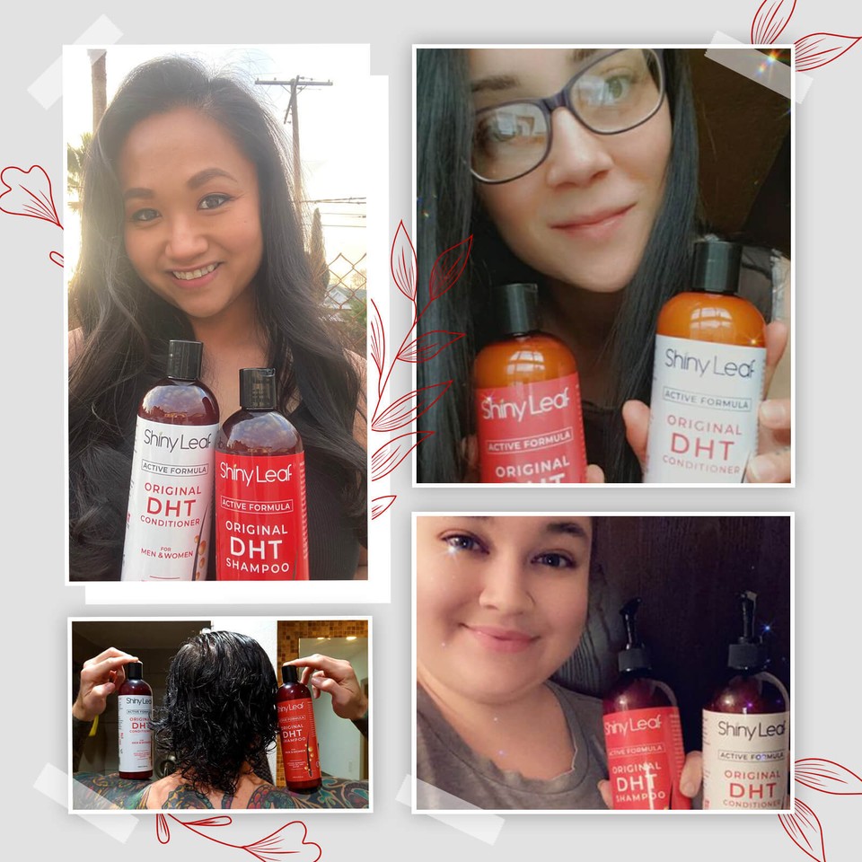 DHT Blocker Anti Hair Loss Shampoo and Conditioner set with Biotin (2 x ...
