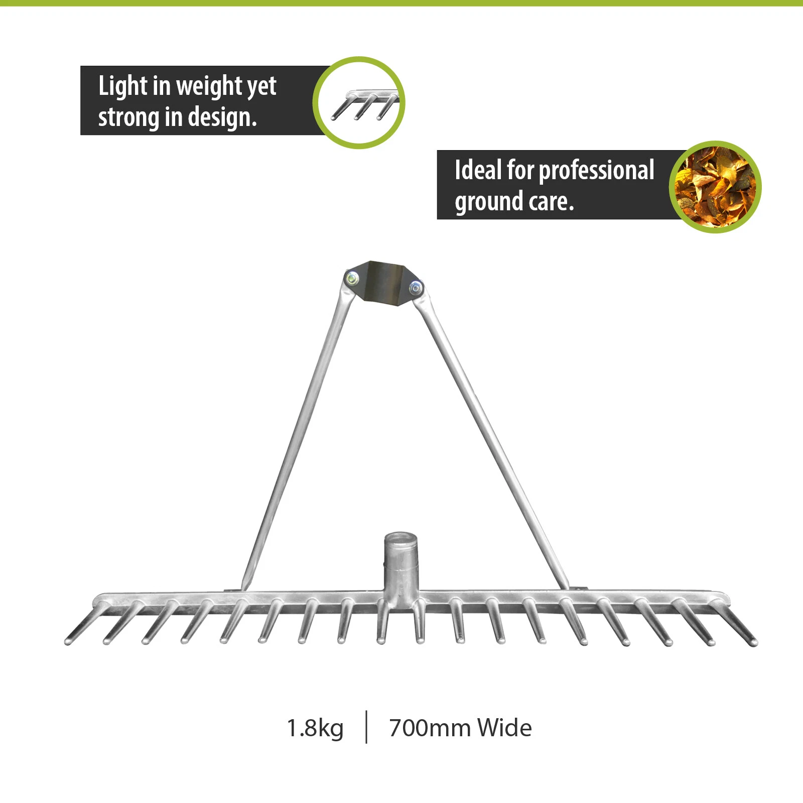 Купить Ибей | 18 TOOTH ALUMINIUM LANDSCAPE RAKE HEAD ONLY - Leaf Lawn ...