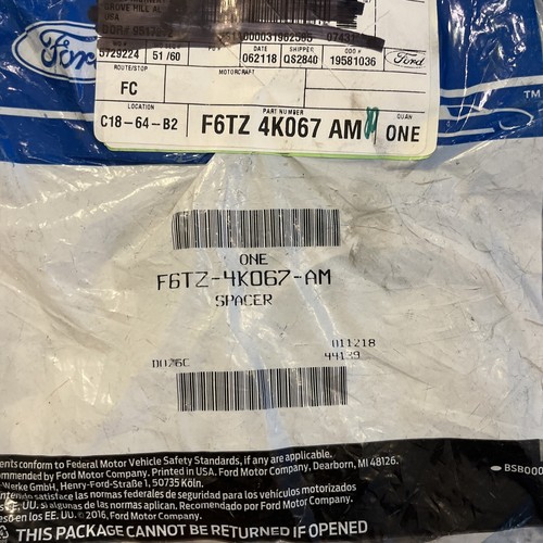 Ford F6TZ-4K067-AM Genuine OEM E350 E450 F350 Differential Bearing ...