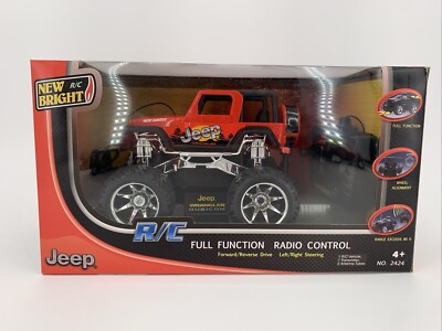 New Bright Radio Remote Control Red Jeep Wrangler Toy New No. 2424 | eBay