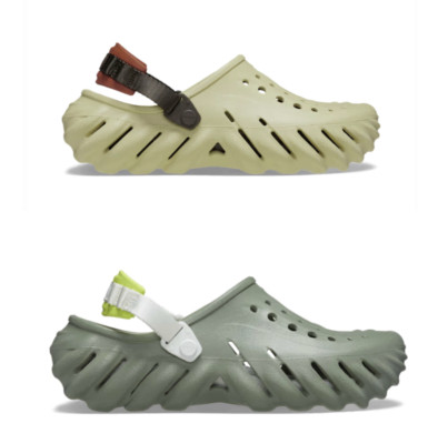 Crocs Echo Clog Shoes Moss Green Sesame Men's Size 9, 10, 11, 12 Casual ...