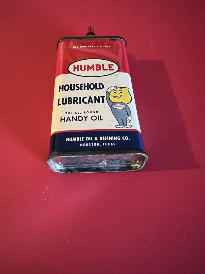 Vintage Humble Household Lubricant Oiler 4 oz Esso Carter Humble Oil | eBay