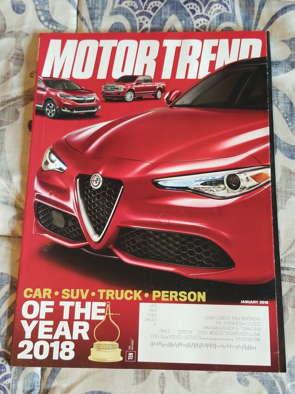 Motor Trend Truck Of The Year Logo