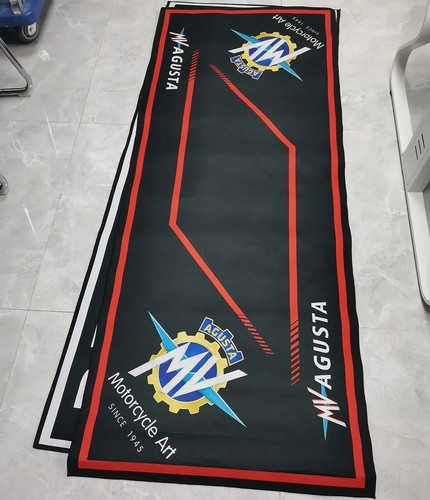 220*80cm Motorcycle Garage Mat Workshop Racing Showroom rug For MV ...
