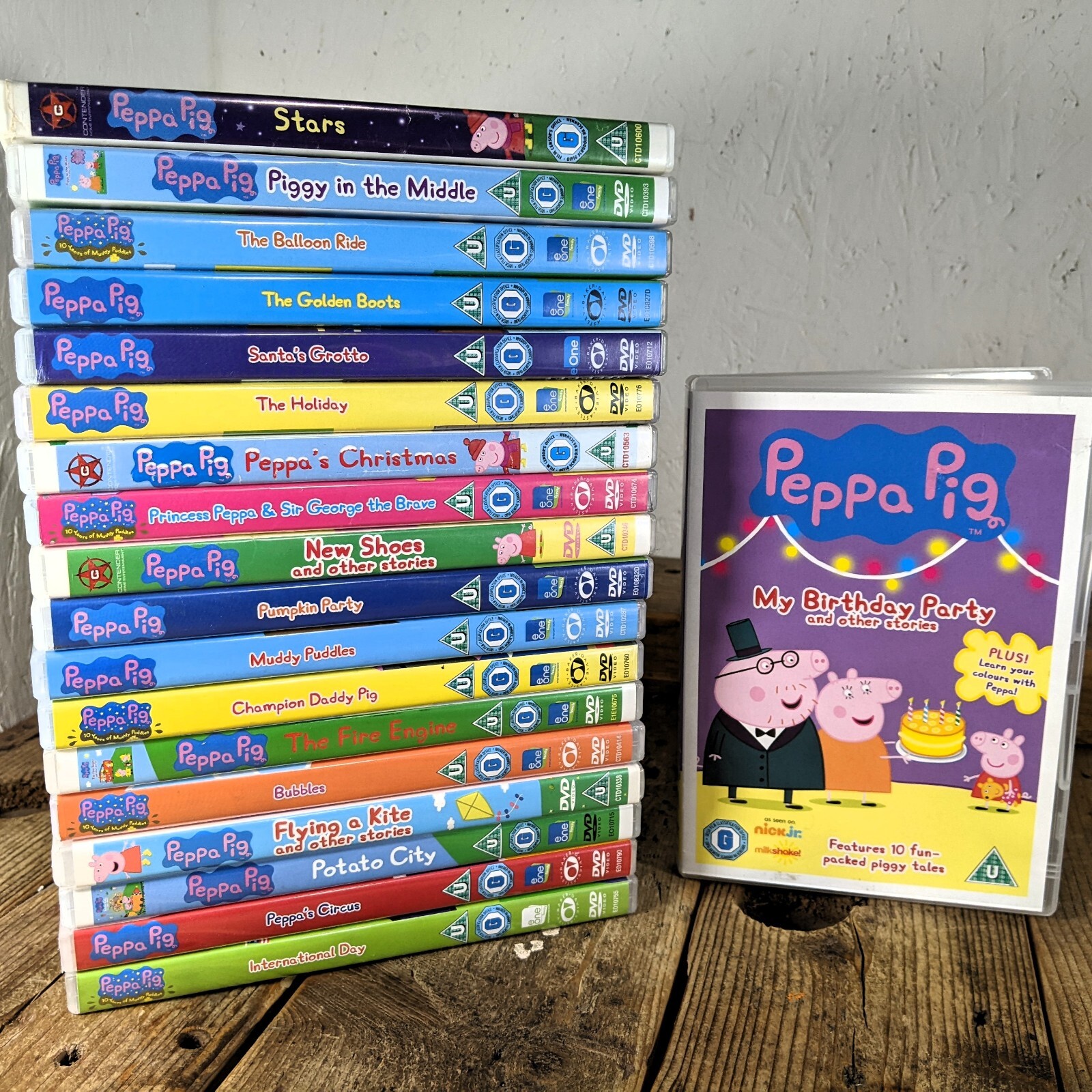 Official Peppa Pig Pre-School Animation DVD Bundle/Collection/Job Lot ...