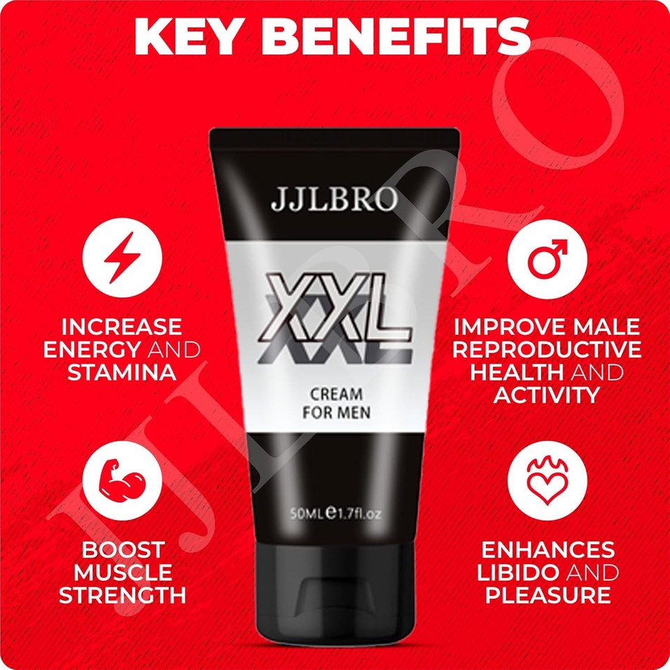 Extra Strength Power Enlargement Cream – JJLBRO Huge XXL Gel for Men ...