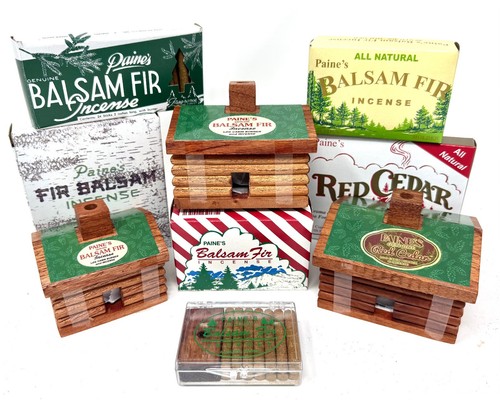 Paine's Incense: Choose Sticks, Logs, Cones or Cabins! (Balsam Fir ...