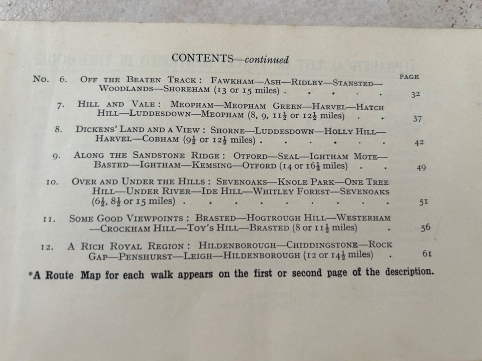RAMBLERS GUIDE TO LONDON"S COUNTRYSIDE PART 5 - KENT - HUGH PAGE. (A ...
