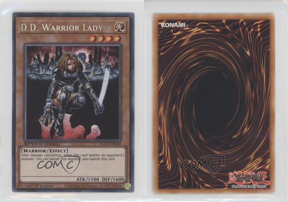 2022 Yu-Gi-Oh! Speed Duel GX: Academy Box 1st Edition SCR DD Warrior ...