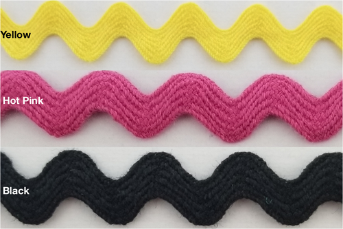 7/16" Cotton Ric Rac Zig Zag Trim - 36 Yards - Many Colors Available ...