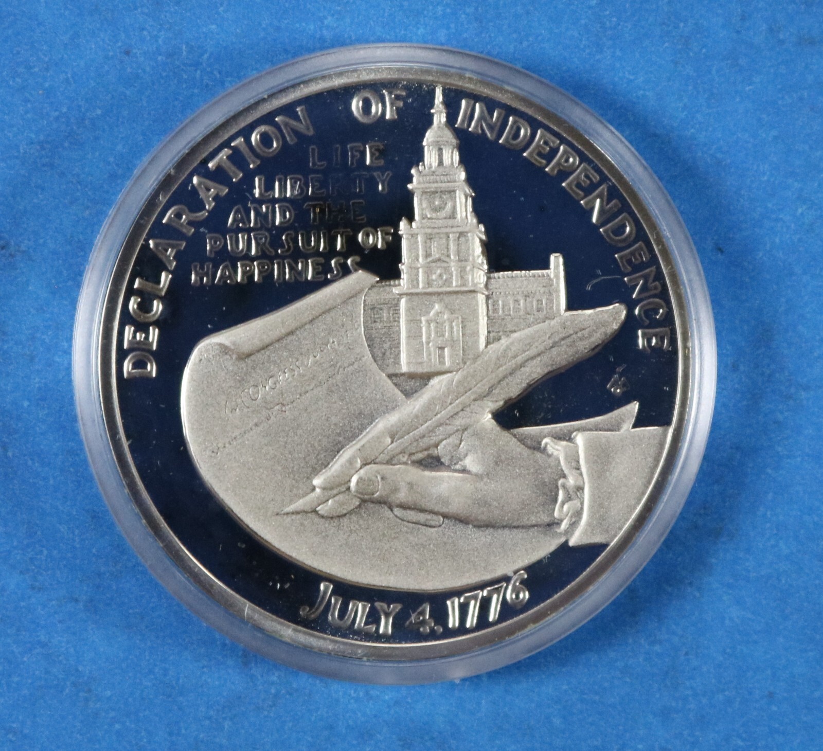 1976 Bicentennial Commemorative Medal Thomas Jefferson & Declaration | eBay