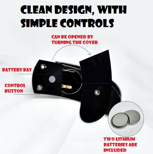 LED Light Up 7 Color Clear Lenses Visor Glasses Goggles Cyberpunk Rave ...