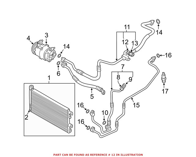 MINI 64509177579 Genuine OEM Factory Original Suction Hose Valve for ...