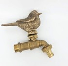 Brass Garden Faucet Tap Water Bird Kitchen Handle Spigot Outdoor Yard ...