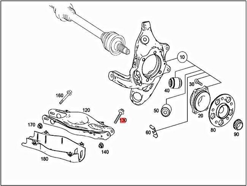 Genuine MERCEDES BBDC A205 A207 C204 Screw with feature 0029907503 | eBay