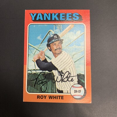 1975 Topps Roy White # 375 New York Yankees Baseball Card NY | eBay