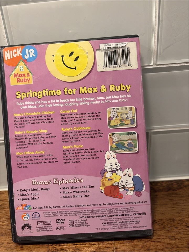 Max and Ruby - Springtime for Max and Ruby (DVD, 2005, Checkpoint ...