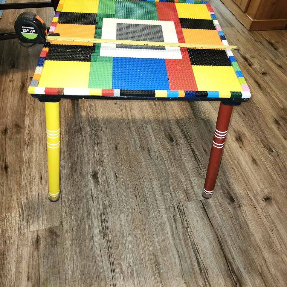 Homemade Lego Table 23" By 23" And 21" Tall | eBay