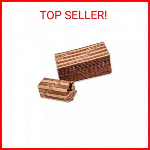 Half Dollar Coin Wrappers, 100 Flat Striped Coin Wrappers | eBay
