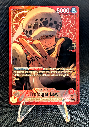OP14-001 Trafalgar Law Alt Leader English One Piece TCG The Seven Sea’s ...