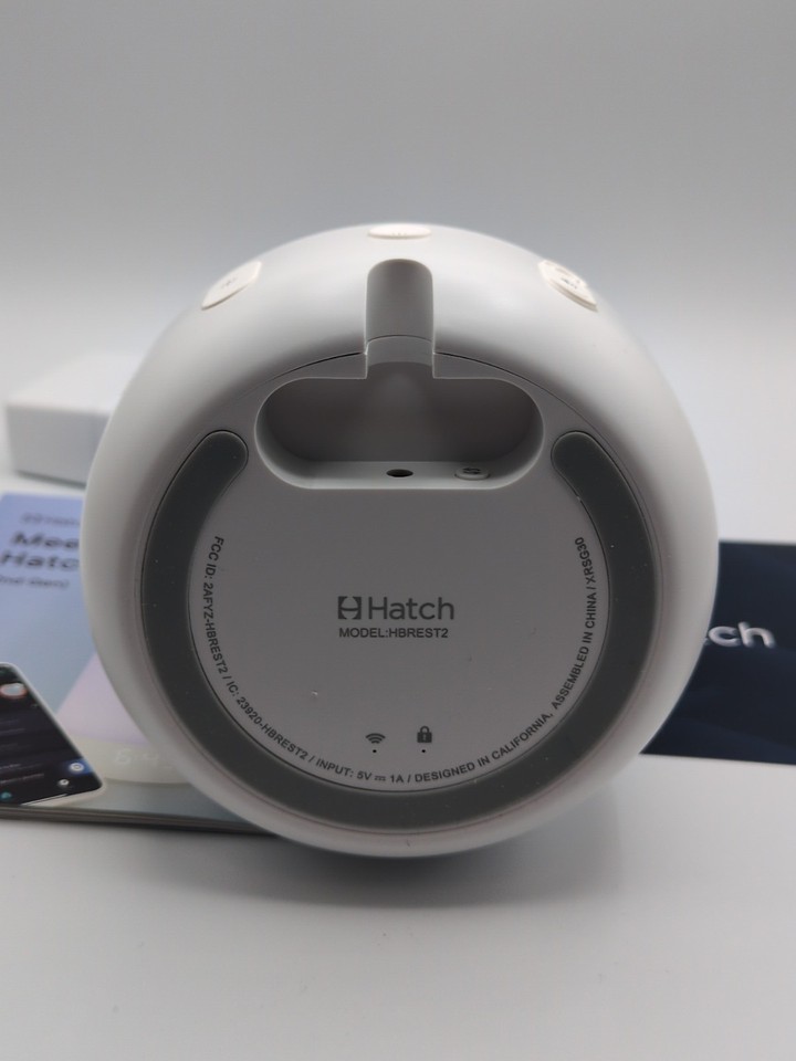 Hatch Rest 2nd Gen Baby Sound Machine Night Light Sleep Assistant Open ...