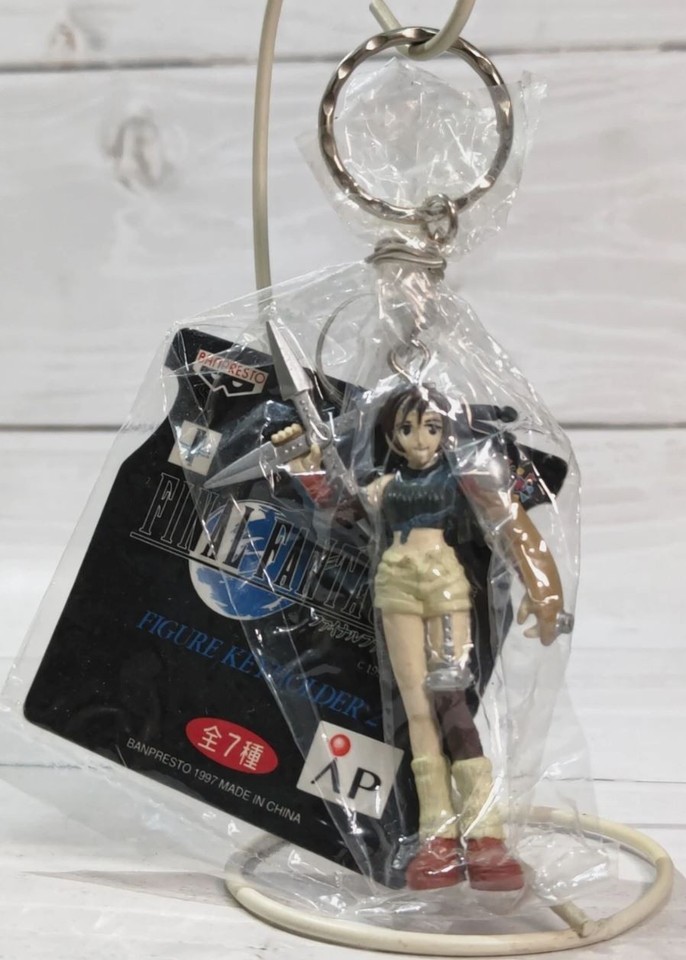 1997 Vintage Final Fantasy Ⅶ 7 Key Chain Figure Cid Highwind ＆ Yuffie ...