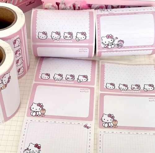 150 PCs Kawaii Hello Kitty Sticky Notes 1 Roll Post It | eBay