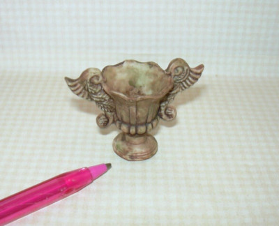 Miniature Falcon Gray Ancient Resin Winged "Angel" Urn 1.5" x 2 ...