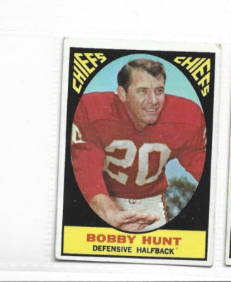 1967 Topps #62 Bobby Hunt Chiefs NM | eBay