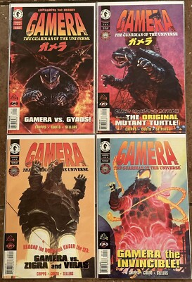 Gamera Guardian Of The Universe 1-4 Set 1996 Dark Horse Comics Godzilla ...