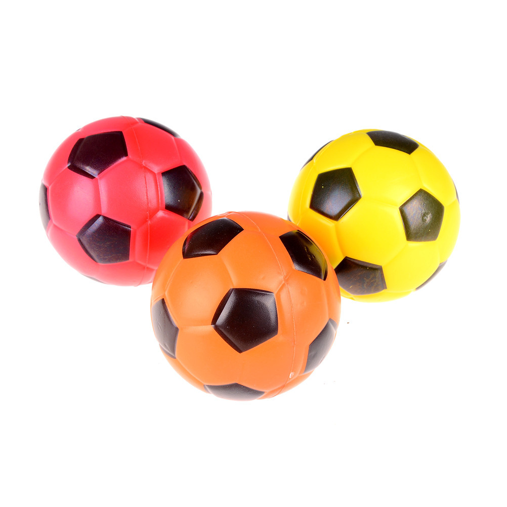 10Cm PU sponge anti stress ball bouncy football kid toy outdoor sports ...