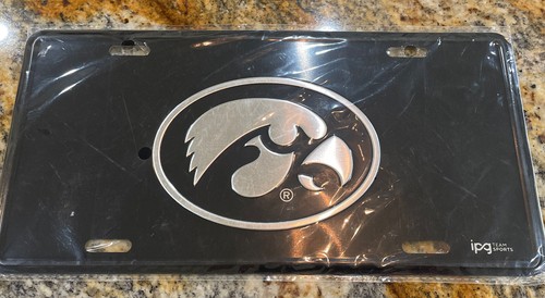 Iowa Hawkeyes License Plate IPG Team Sports Man Cave Barn Decor | eBay