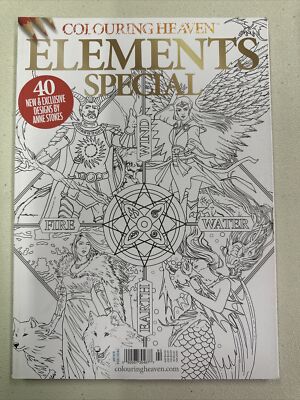 Colouring Heaven Magazine Issue 90 Elements Special | eBay