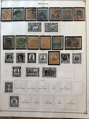 Mexico Stamp Lot Pre-1970 Over 200 Stamps | eBay