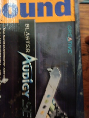 Creative Blaster Audigy SE Sound Card BRAND NEW SEALED Model SB0570 | eBay