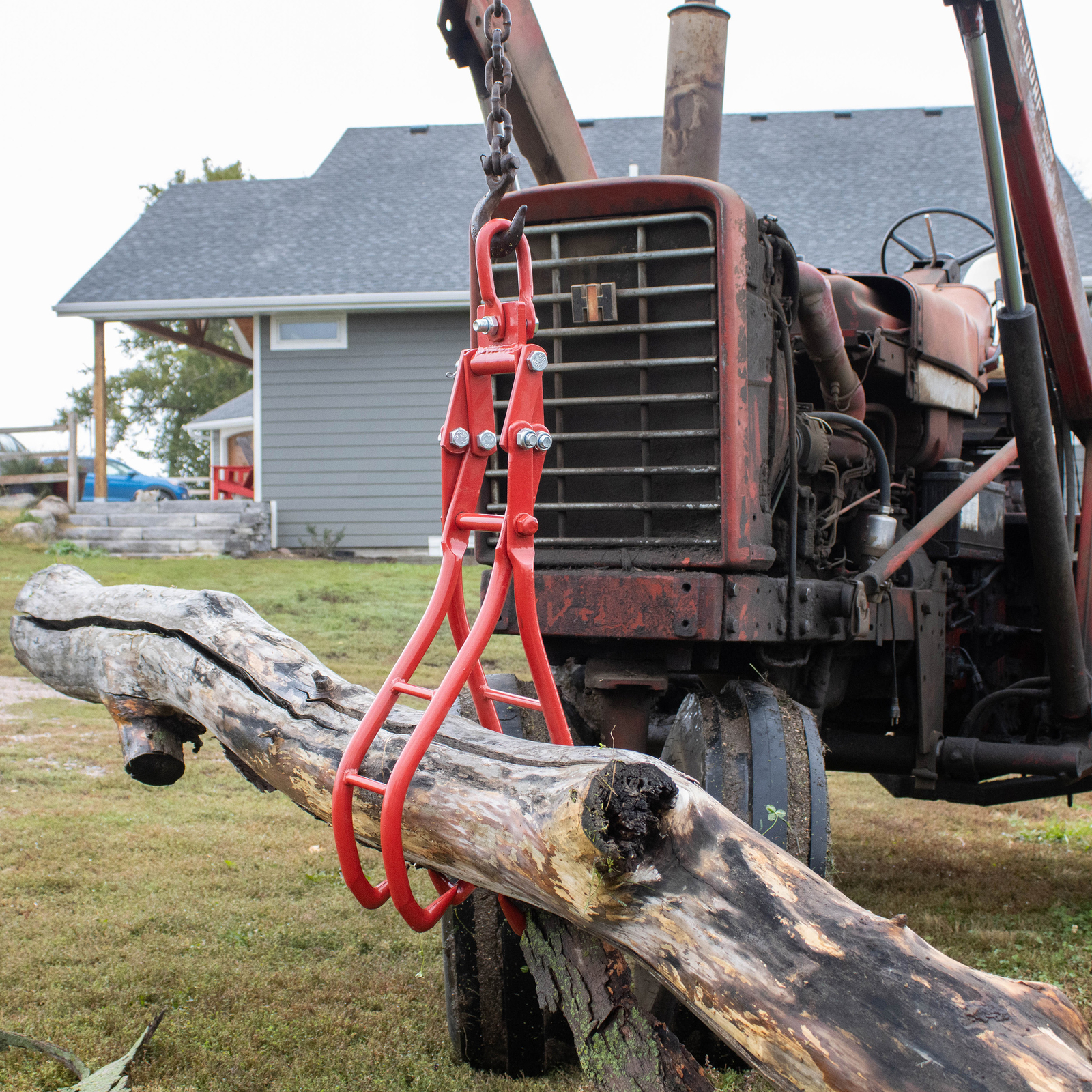 Felled Timber Claw Hook 28in Log Lifting Tongs Heavy Duty Grapple ...