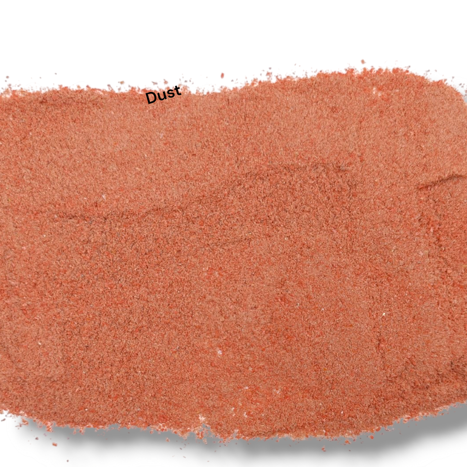 Crushed Orange Coral Dust Stone Powder Stone Sand Woodworking Ring ...