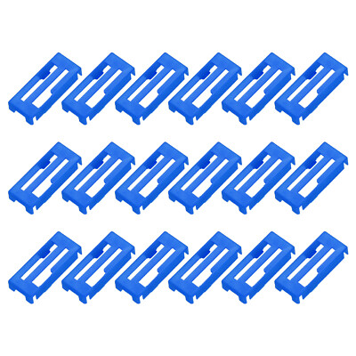 18 Pcs Servo Cable Clips Safety Lock ABS Servo Cable Buckle Holder Blue ...