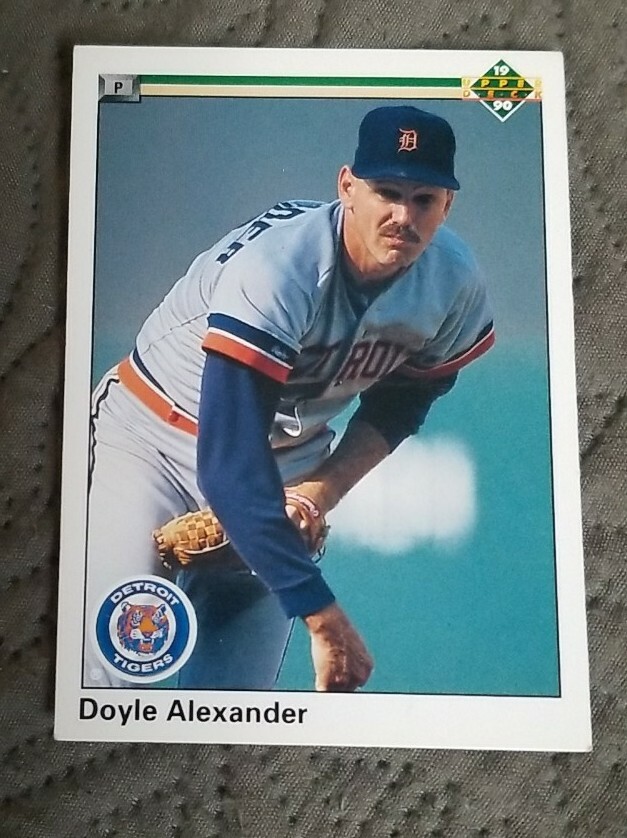1990 Upper Deck Baseball Card #330 Doyle Alexander - Detroit Tigers | eBay