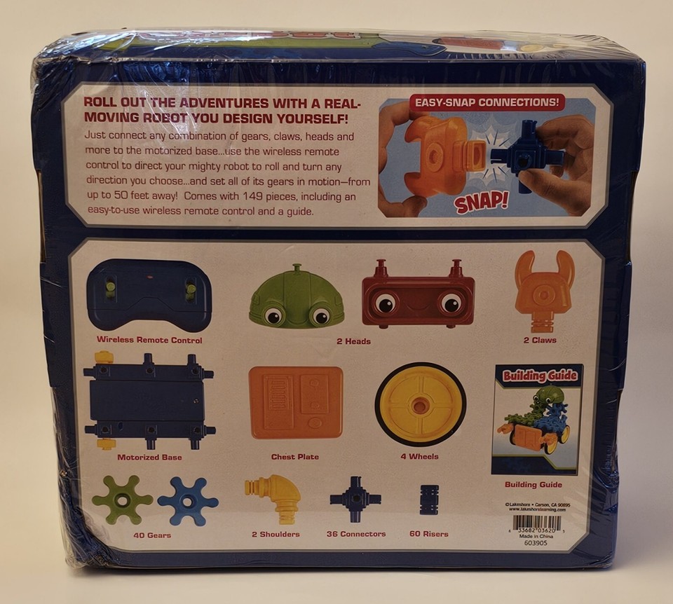 Lakeshore Remote-Control Gear-Bot (Brand New & Sealed! FREE SHIPPING ...