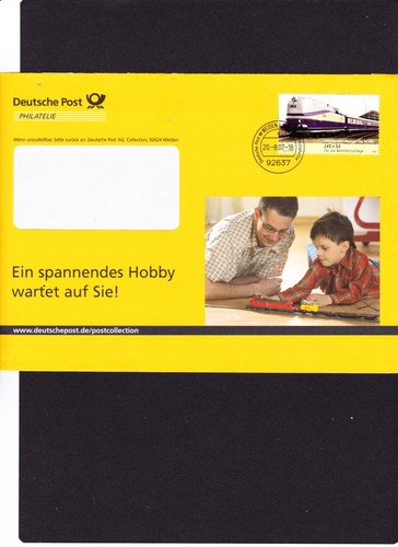 Deutsche Post " PHILATELIE - Beleg 20.08.2007 " echt gelaufen, siehe ...