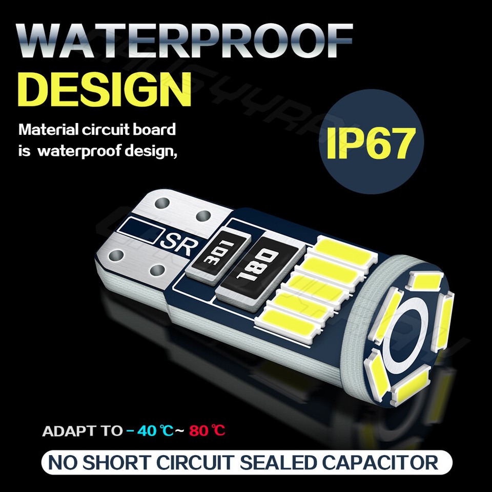 2 LED mini Bulbs for Honda 12V 3.4W 2CP bulb pn 37102-567-009 37237-SA5 ...